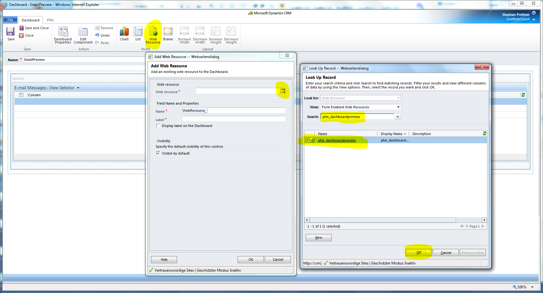 News.mscrm-addons.com Blog | How to embed previews in CRM Dashboa