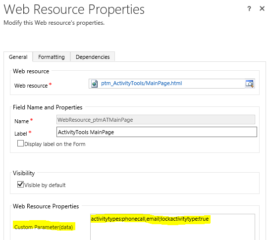 News.mscrm-addons.com Blog | Custom Parameters for ActivityTools