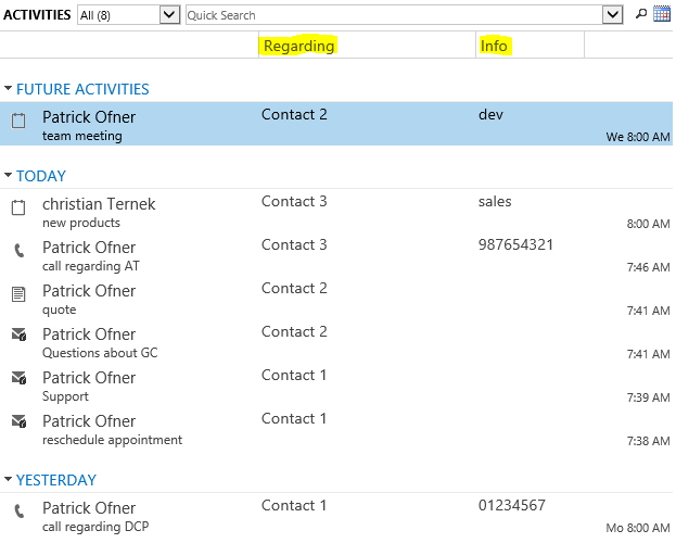 How to add custom columns to ActivityTools grids